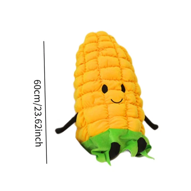 STUFFED CORN PLUSH Toy Stuffed Animal Cute Decor Realistic Fruits Plush ...