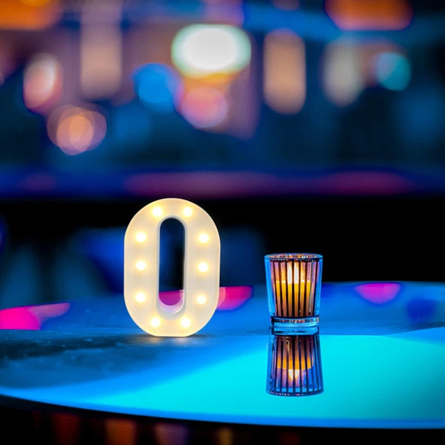 LED NUMBER LIGHTS Sign Night Light Number Lamp for Wedding Birthday ...