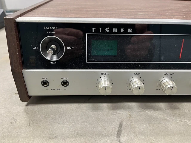 VINTAGE FISHER 8 Track Player Model 4080 Radio Music Center Series AS ...