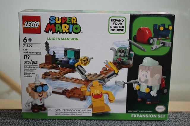 LEGO SUPER MARIO Luigi’s Mansion Lab and Poltergust Expansion Set ...