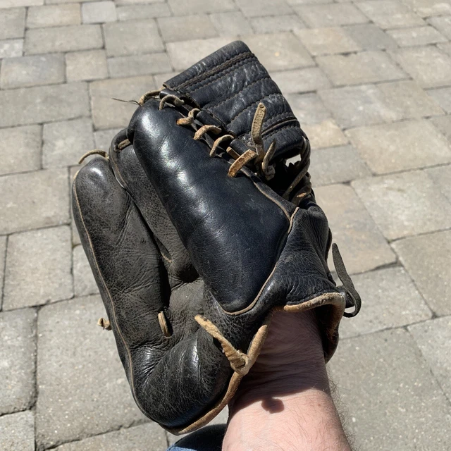 VINTAGE COOPER BASEBALL Glove Black Weeks Right Handed Mitt $15.00 ...