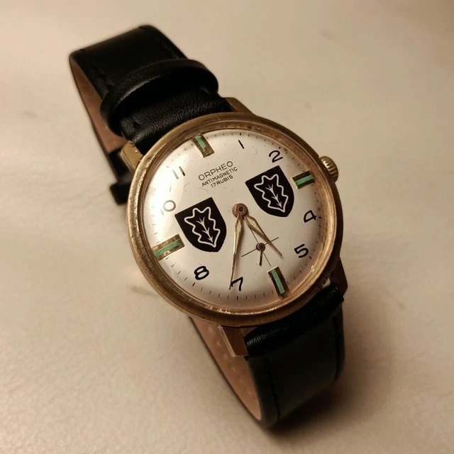 WW2 GERMAN PANZER division military vintage wristwatch watch £88.94 ...