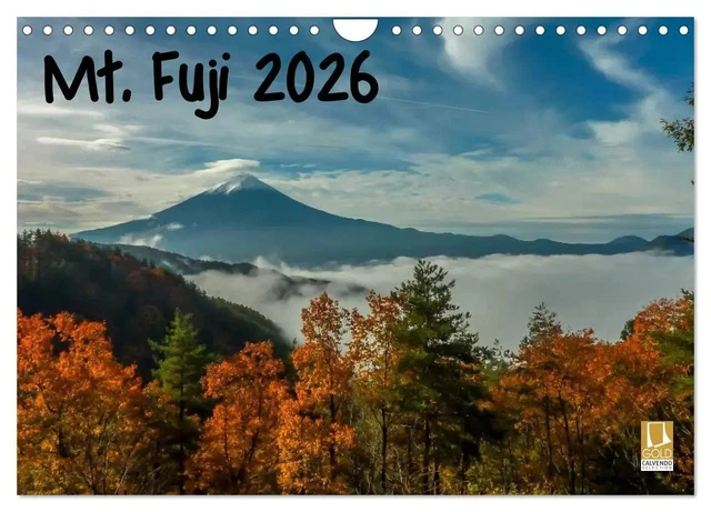 CHRISTOPHER MOORE | Mt. Fuji 2026 (Wall Calendar 2026 DIN A4 landscape ...