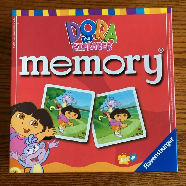 DORA THE EXPLORER memory game by Ravensburger £2.00 - PicClick UK