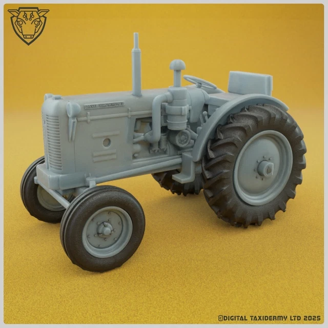 DAVID BROWN 50 D tractor model kit, Vintage agricultural 1/32 - 1/50 ...