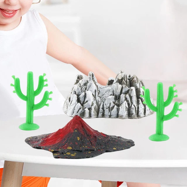 MINI VOLCANIC ERUPTION Model Vivid Playset Home Office Decor for £4.60 ...