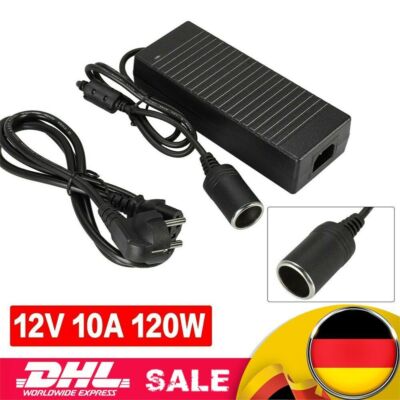 DE 220V AUF 12V KFZ NETZADAPTER NETZTEIL 10A 120W 230 auf 12V ...