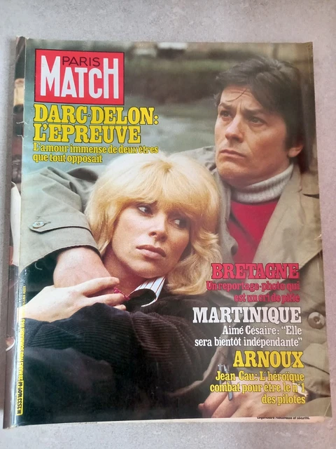 PARIS MATCH N°1609 28 mars 1980 Alain Delon et Mireille Darc / marée noire CC1 EUR 3,50 ...
