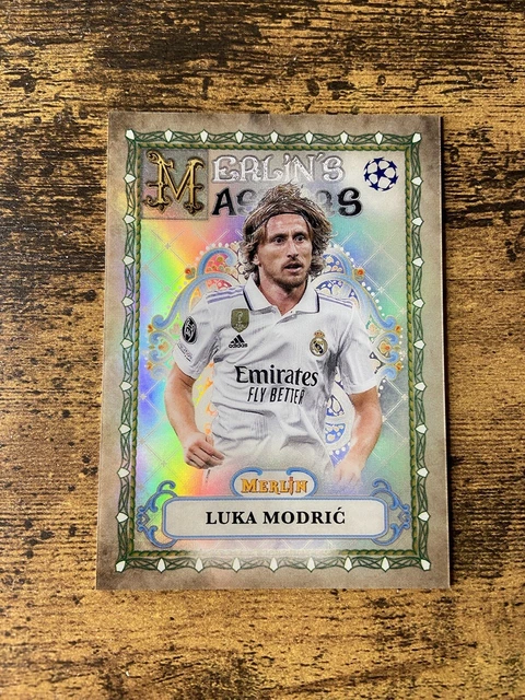 TOPPS MERLIN CROMO 2022/23 - Inserto Luka Modric Mearlins Masters Real ...