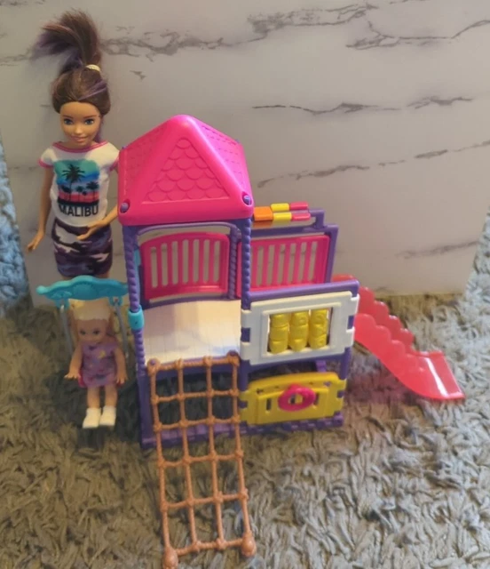 BARBIE SKIPPER BABYSITTER Inc Climb N Explore Playground Set £12.99 ...