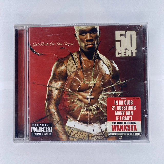 50 CENT GET Rich Or Die Tryin' CD Con Autocollant EUR 9,99 - PicClick FR