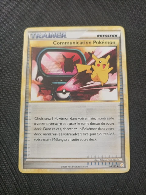 CARTE POKÉMON COMMUNICATION Pokémon 98/123 Heartgold SoulSilver EUR 4 ...