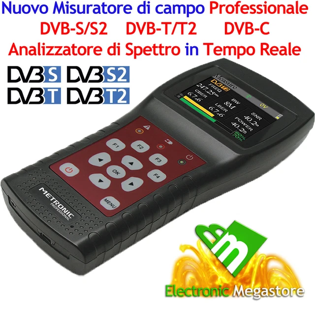 MISURATORE DI CAMPO Analizzatore di Spettro Digitale Terrestre ...