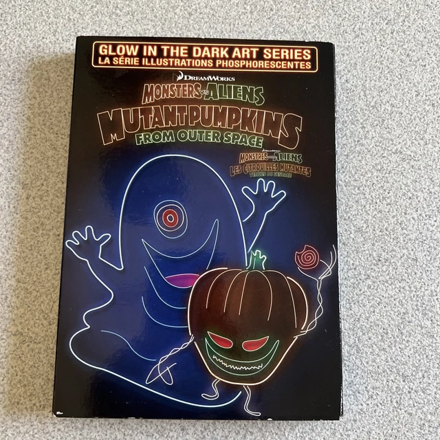 MONSTERS VS. ALIENS Mutant Pumpkins From Outer Space DVD Glow Slipcover ...