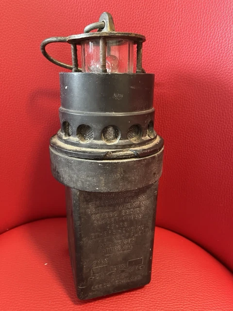 RINGROSE FIREDAMP ALARM mining lamp Leeds £39.99 - PicClick UK