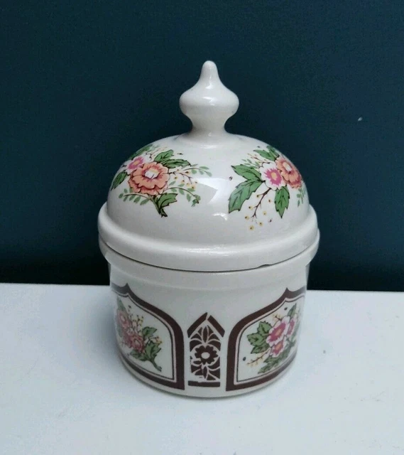 VINTAGE BONCATH POTTERY Wales National Trust Dorn Williams Lidded Pot £ ...