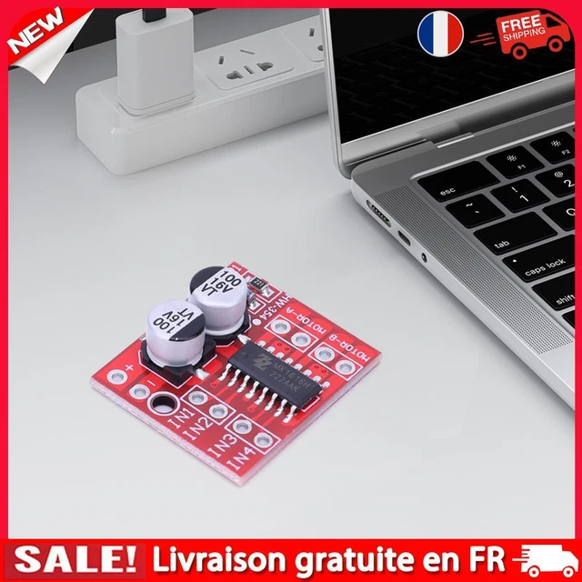 # L298N DC Motor Driver Module Two Channel Mini DC Stepper Motor Board ...