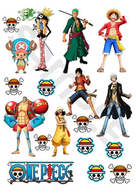ONE PIECE edible Cake toppers A4 Icing /Wafer £3.89 - PicClick UK