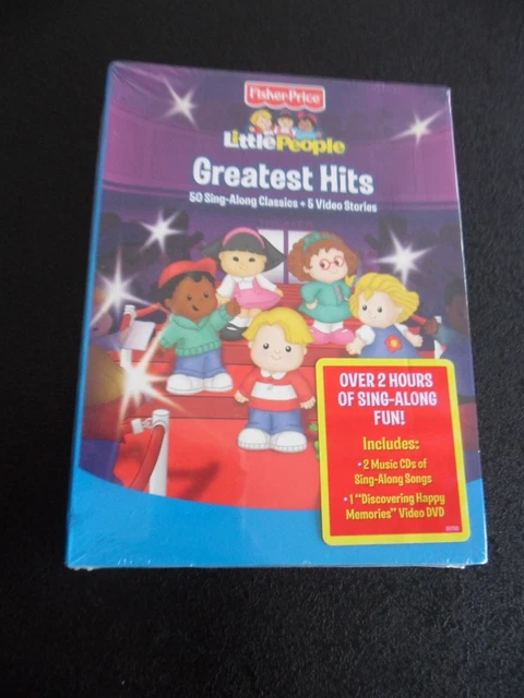 FISHER PRICE, LITTLE People Greatest Hits 50 Sing Along videos 2 x CD ...