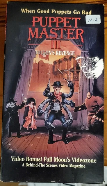 PUPPET MASTER 3 Toulons Revenge (VHS) Very Rare 1991 Authentic NTSC ...