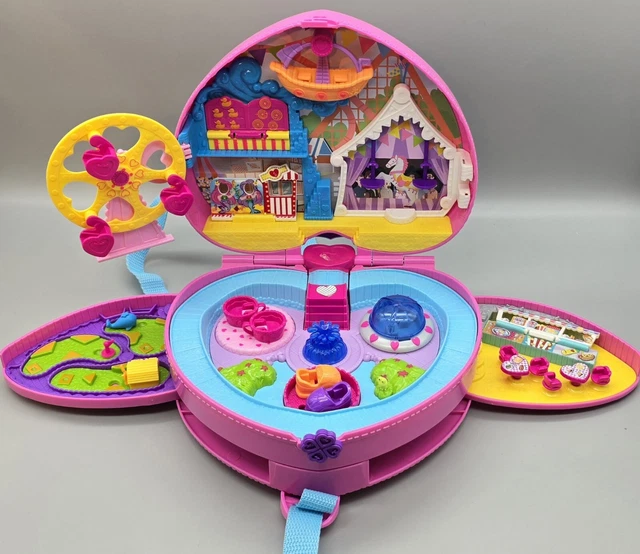 POLLY POCKET TINY Is Mighty Theme Park Backpack Playset Please Read £12 ...