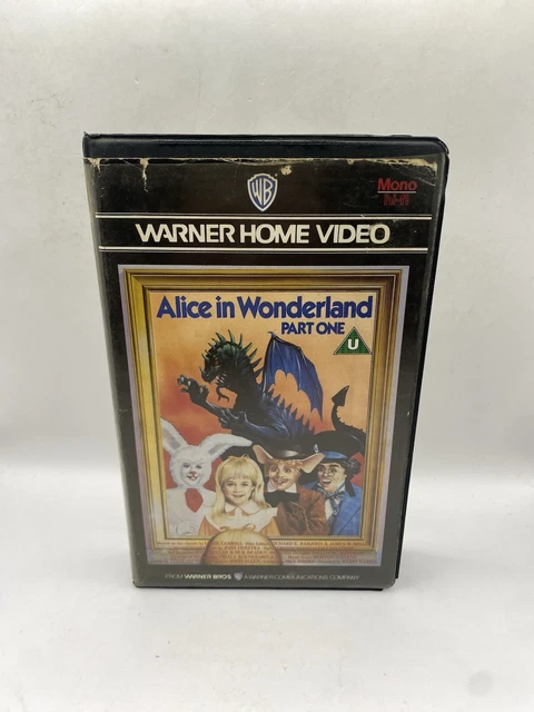 ALICE IN WONDERLAND Part 1 VHS Warner Home Video Tested £29.95 ...