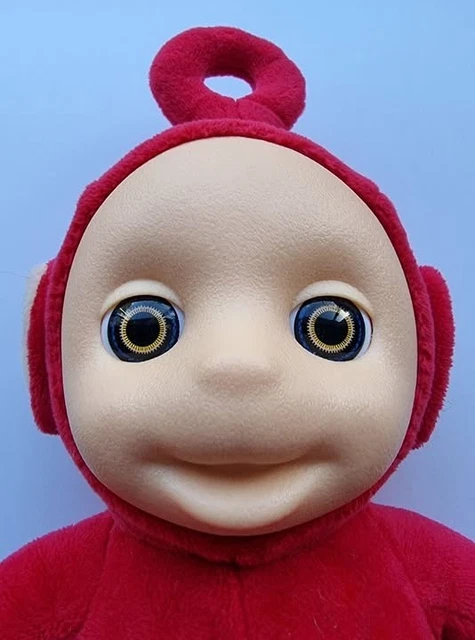 TELETUBBIES PO, RED plush talking Cbeebies soft toy great condition ...
