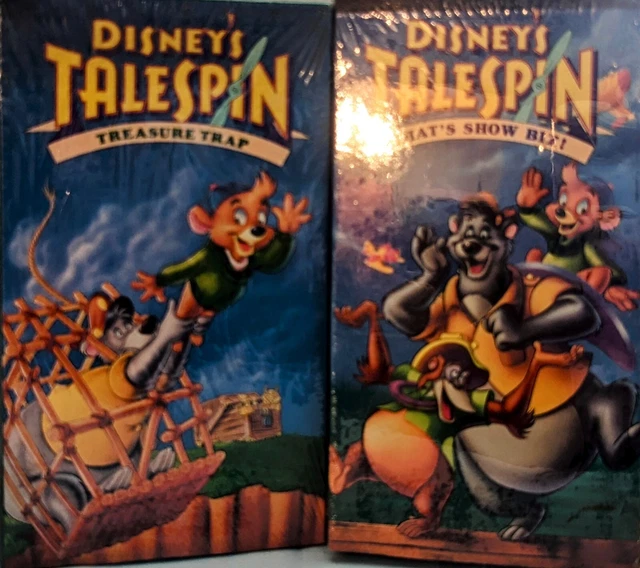 DISNEY TALESPIN - Treasure Trap And That's Showbiz - 2 Sealed VHS, 1992 ...