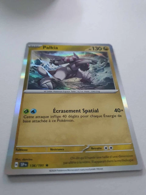 CARTE POKEMON 136 Palkia holographique Etincelles Déferlantes - SSP FR ...