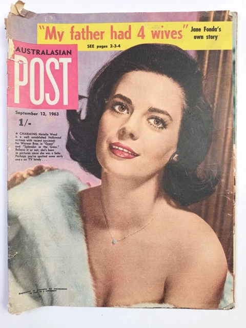 AUSTRALASIAN POST SEPTEMBER 12 1963 Natalie Wood Jane Fonda Julie ...
