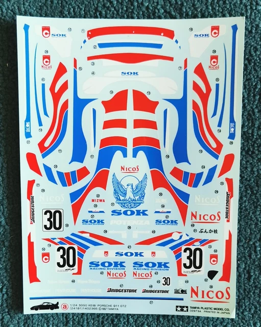 TAMIYA SOGO KEIBI PORSCHE 911 GT2 1/24 Scale Kit No. 24181 £68.30 ...