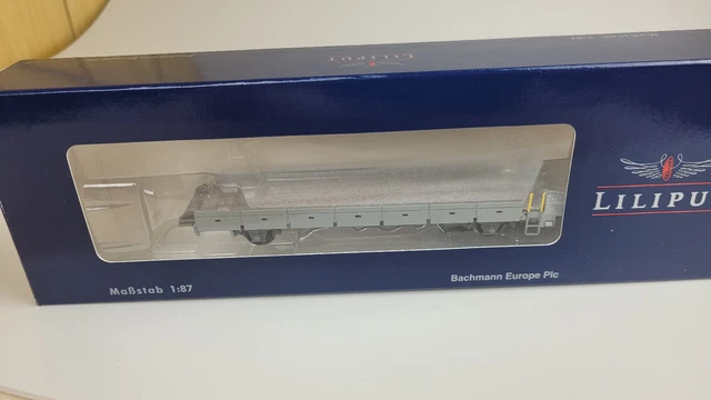 LILIPUT H0 BLS Autotransportwagen ohne Dach L 235211 AC für Märklin OVP ...