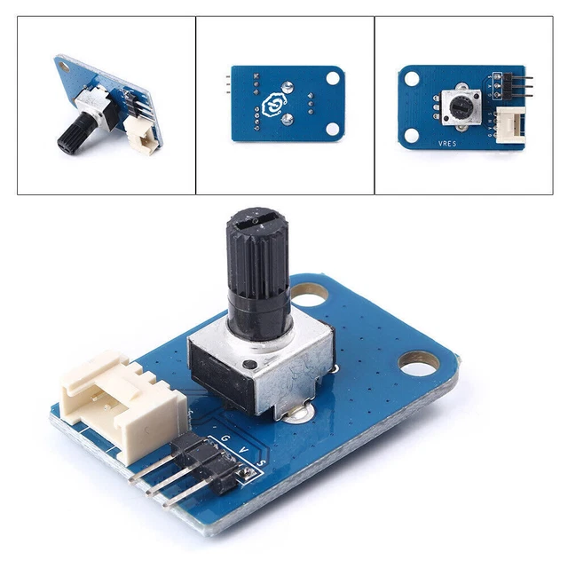1X 10K OHM Rotary Potentiometer Module 3p/4p Interface for po £4.32 ...