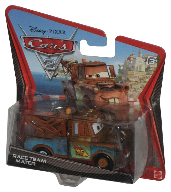 DISNEY PIXAR CARS 2 Movie Race Team Mater (2010) Mattel Die Cast Toy ...