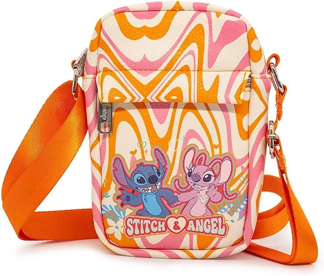 LILO AND STITCH - Stitch and Angel Pose Psychedelic Wave Crossbody Bag ...