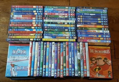 DVD DISNEY PIXAR DREAMWORKS Kids Children Great Family Movies Lots DVDs ...