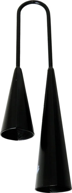 ATLAS DOUBLE COWBELL, metal. 2 tone, hand held. MORE COWBELL! Hobgoblin ...