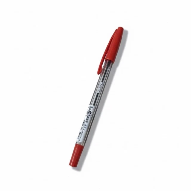 RED BALLPOINT PEN clear body $471.59 - PicClick AU