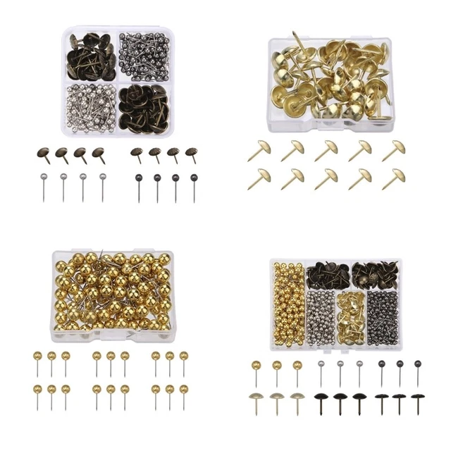 ROUND HEAD TACKS Push Pins Map Tacks Poster Pins Map Pins School Office ...
