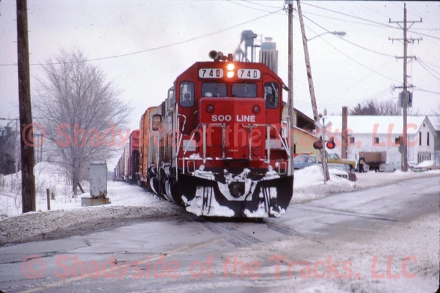 SOO LINE EMD SD40 Diesel Loco #740 Original Slide 1986 $9.99 - PicClick