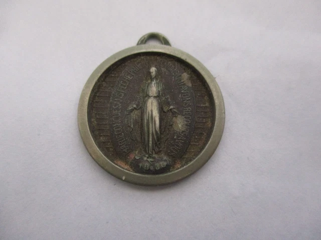 ANCIENNE MEDAILLE RELIGIEUSE/PORTE Cles Marie Concue Sans Peches Priez ... ANCIENNE MEDAILLE RELIGIEUSE/PORTE Cles Marie Concue Sans Peches Priez ...