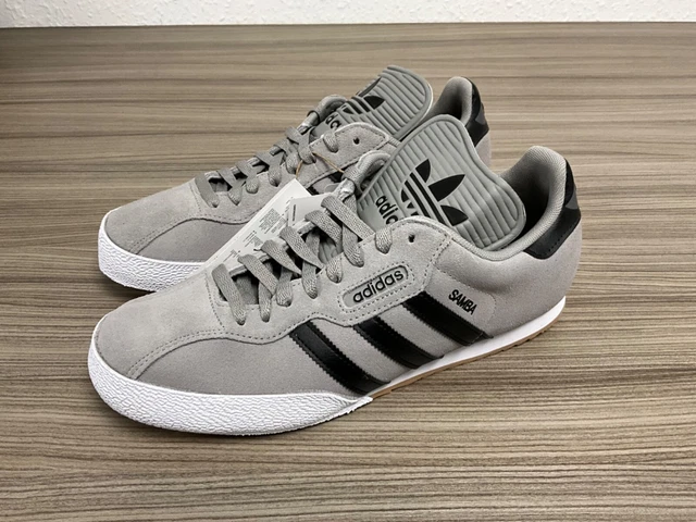 ADIDAS ORIGINALS SAMBA Super Grey Black & White - H05784 UK 10.5 #C6 £ ...