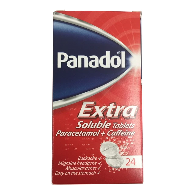 PANDOL EXTRA SOLUBLE - 2 x 24 Tablets - RM24 £21.99 - PicClick UK
