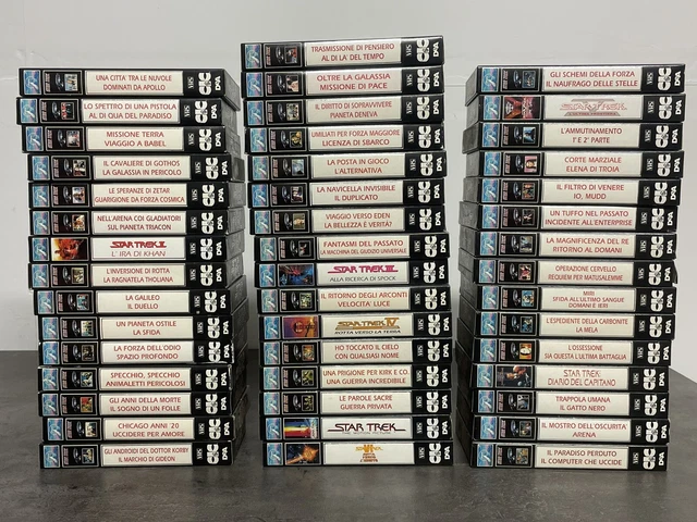 LOTTO 46 VHS Star Trek Classic Collection Cassette Deagostini Ottime ...