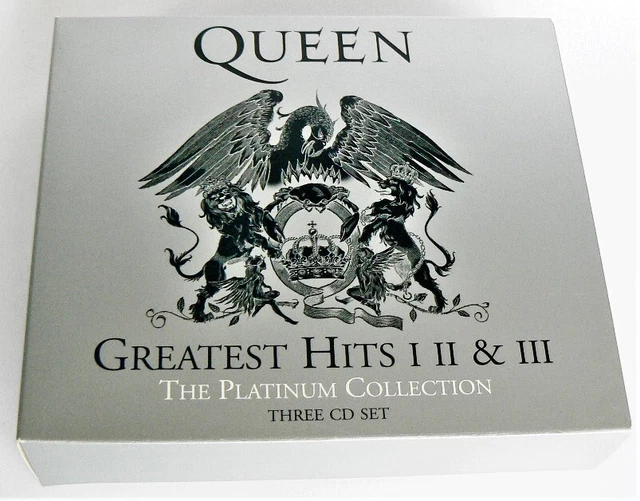 QUEEN GREATEST HITS I Ii & Iii The Platinium Collection Coffret 3 Cd ...