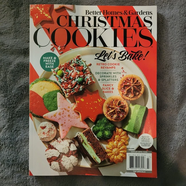 CHRISTMAS COOKIES: BETTER Homes & Gardens Magazine 2024 ~ Let's Bake! £ ...