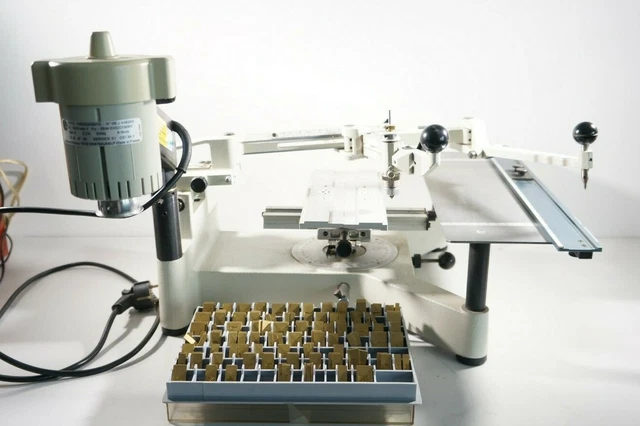 GRAVIERMASCHINE GRAVOGRAPH IM3 mit Schriftsatz - BP Made in France 230V ...