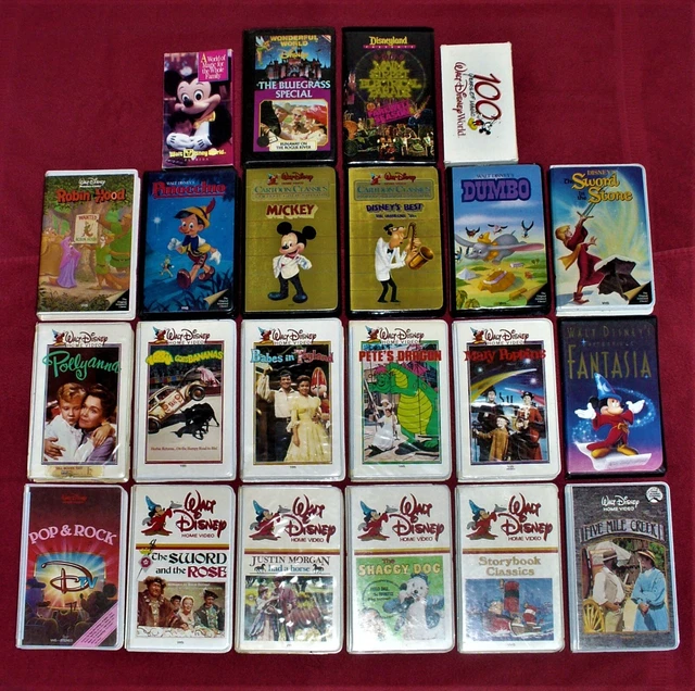 VINTAGE DISNEY VHS CLAMSHELL DIAMOND PINOCCHIO STORY BOOK CLASSICS POP ...
