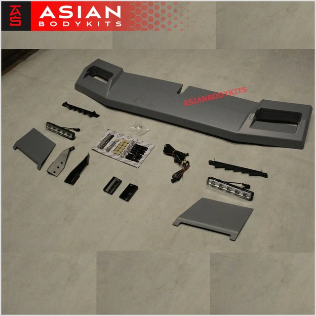 FRONT ROOF SPOILER 6x6 with LED DRL for Mercedes Benz W463 G class G63 ...