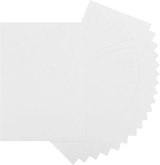 20 SHEETS WHITE Cardstock Printer Paper 8.5" X 11" A4 Thick Paper Sheet ...